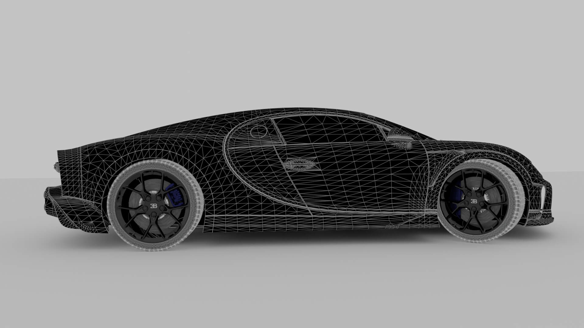 Bugatti Chiron - 3D Model by BILAL AHMAD