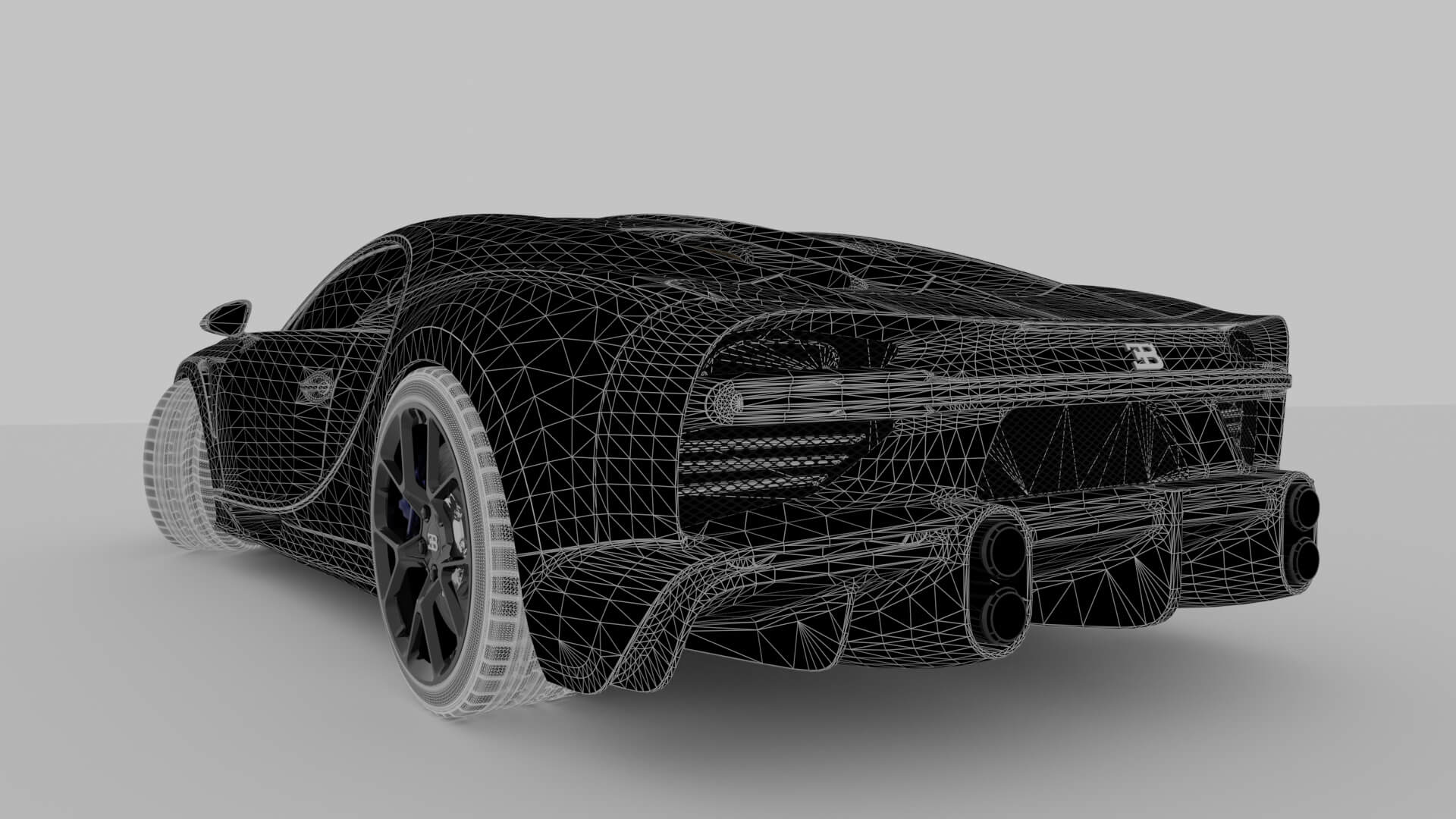 Bugatti Chiron - 3D Model by BILAL AHMAD