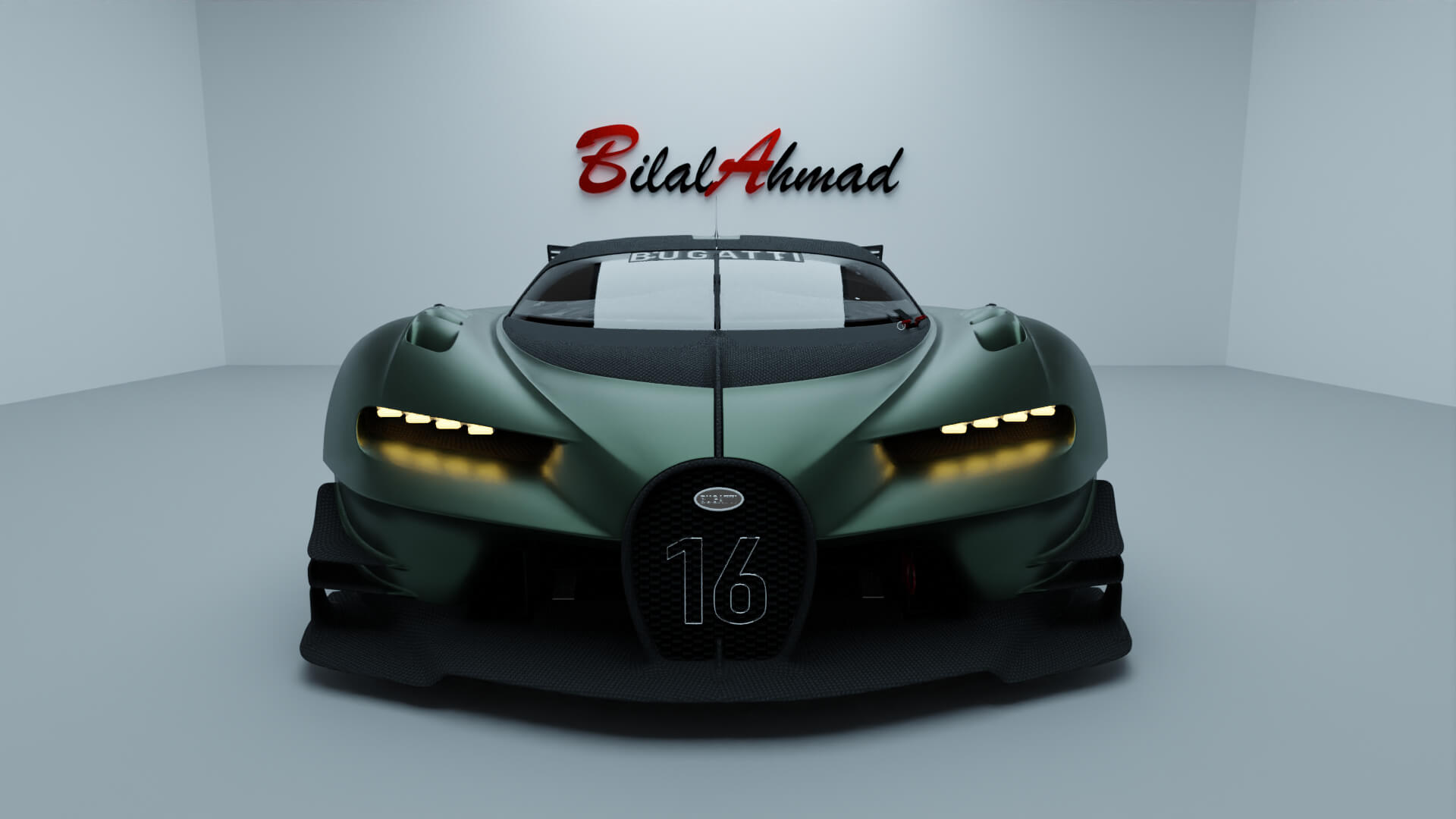 Bugatti Vision Gran Turismo Concept 2015 - 3D Model by BILAL AHMAD