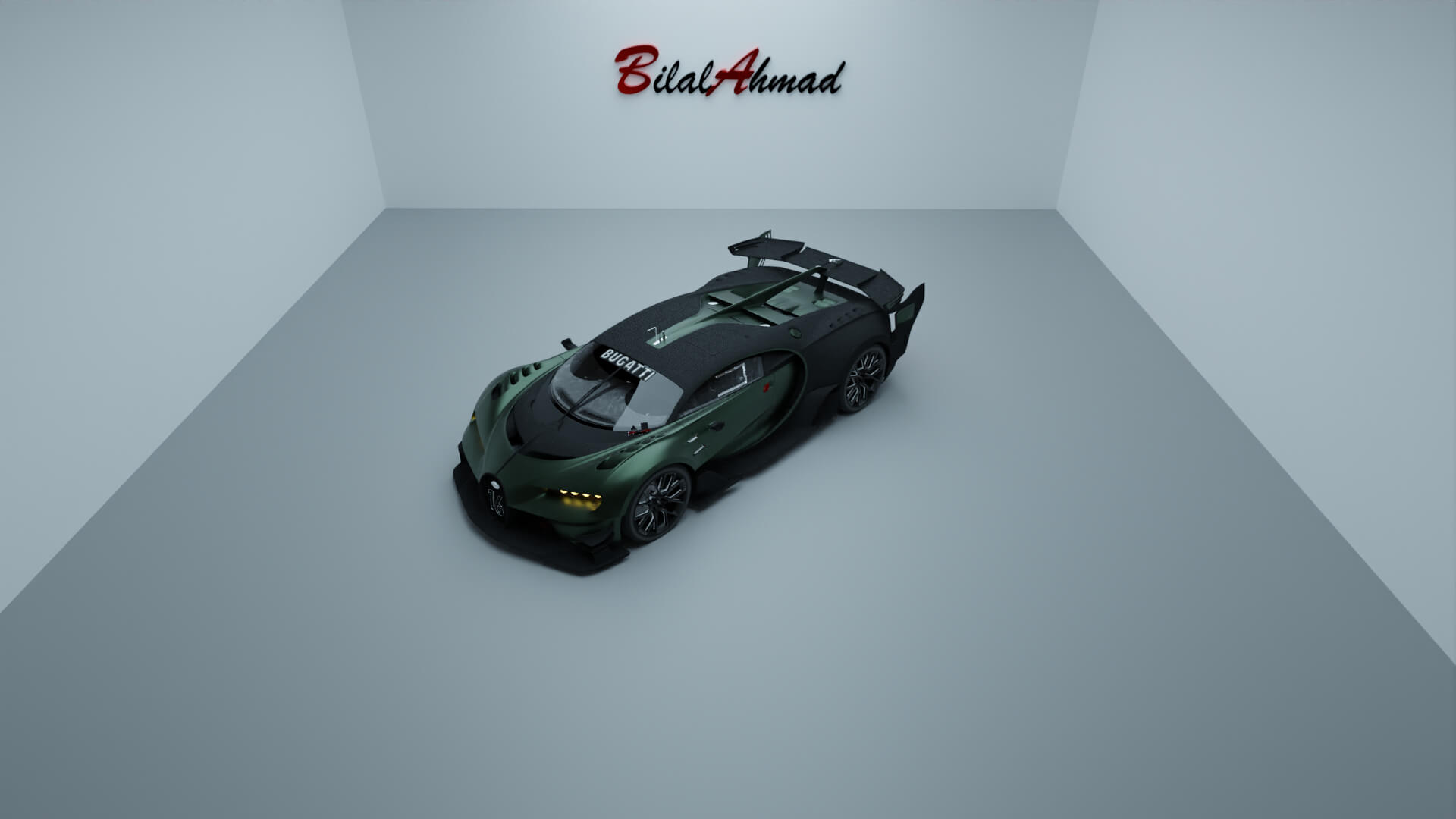 Bugatti Vision Gran Turismo Concept 2015 - 3D Model by BILAL AHMAD