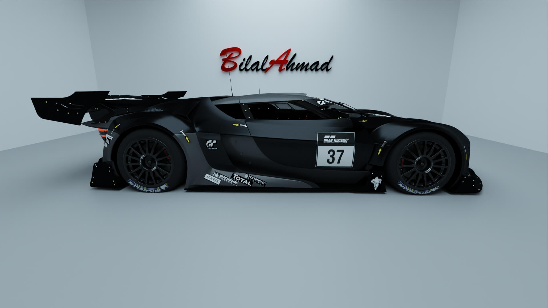 Citroen GT Racecar - 3D Model by BILAL AHMAD