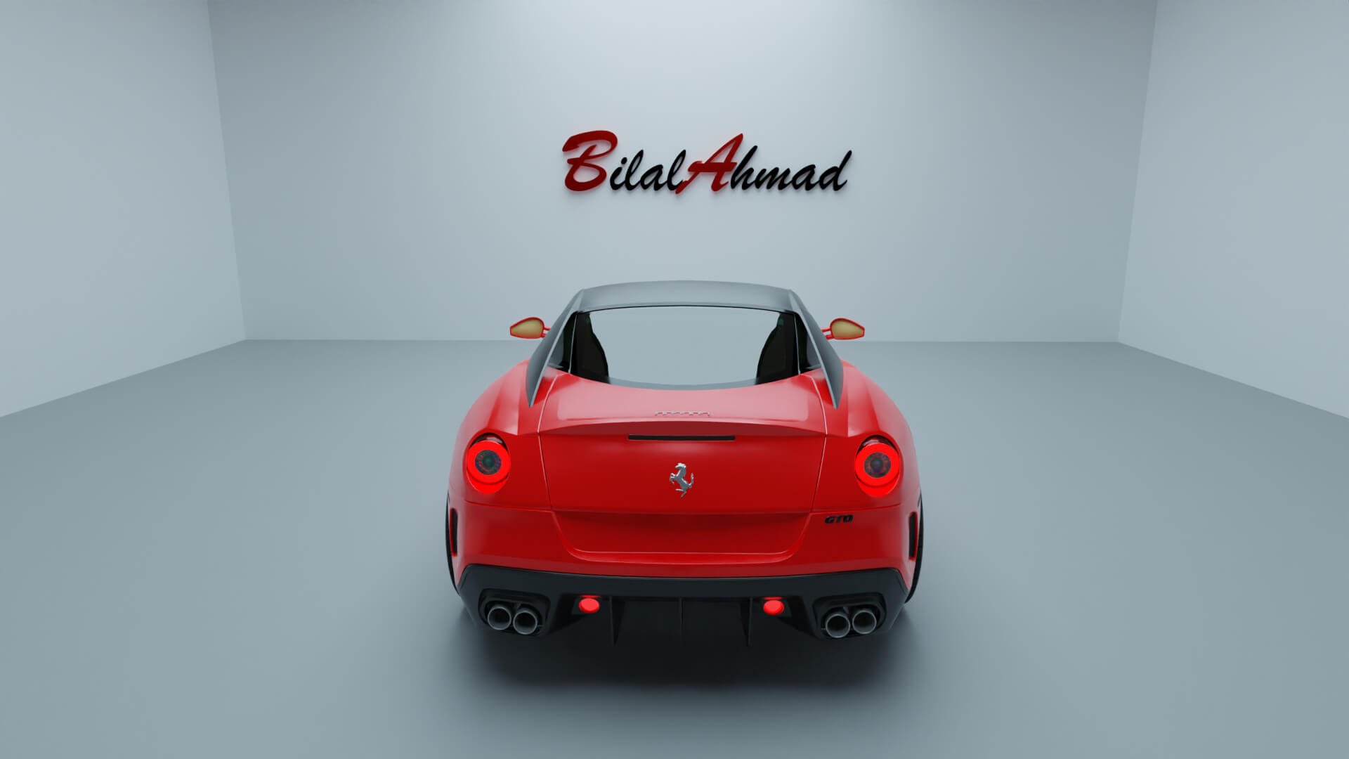 Ferrari 599 GTO - 3D Model by BILAL AHMAD
