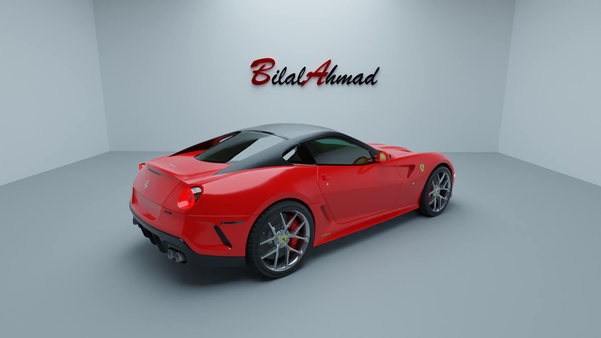 Ferrari 599 GTO - 3D Model by BILAL AHMAD