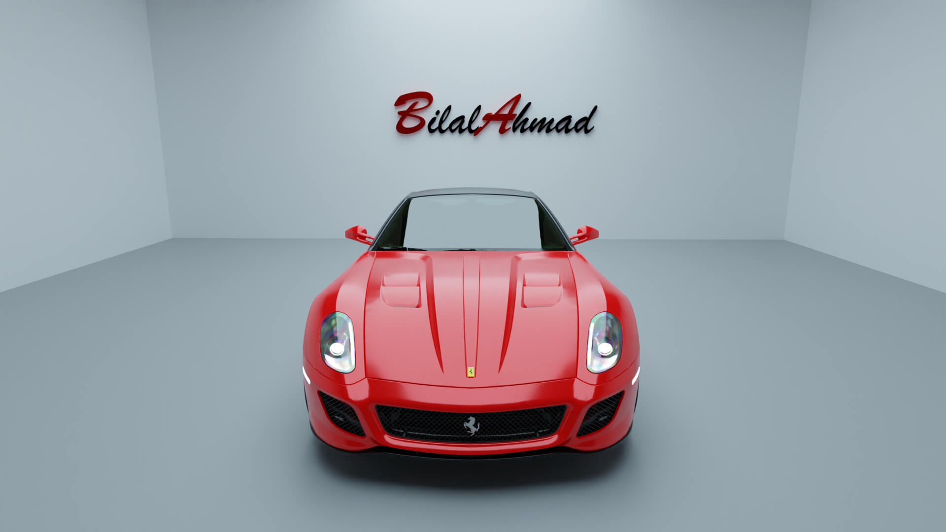 Ferrari 599 GTO - 3D Model by BILAL AHMAD