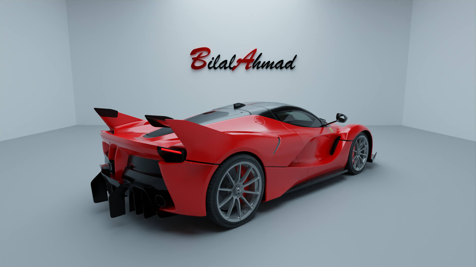 Ferrari Fxx Luxury Sports Car - 3D Model by BILAL AHMAD