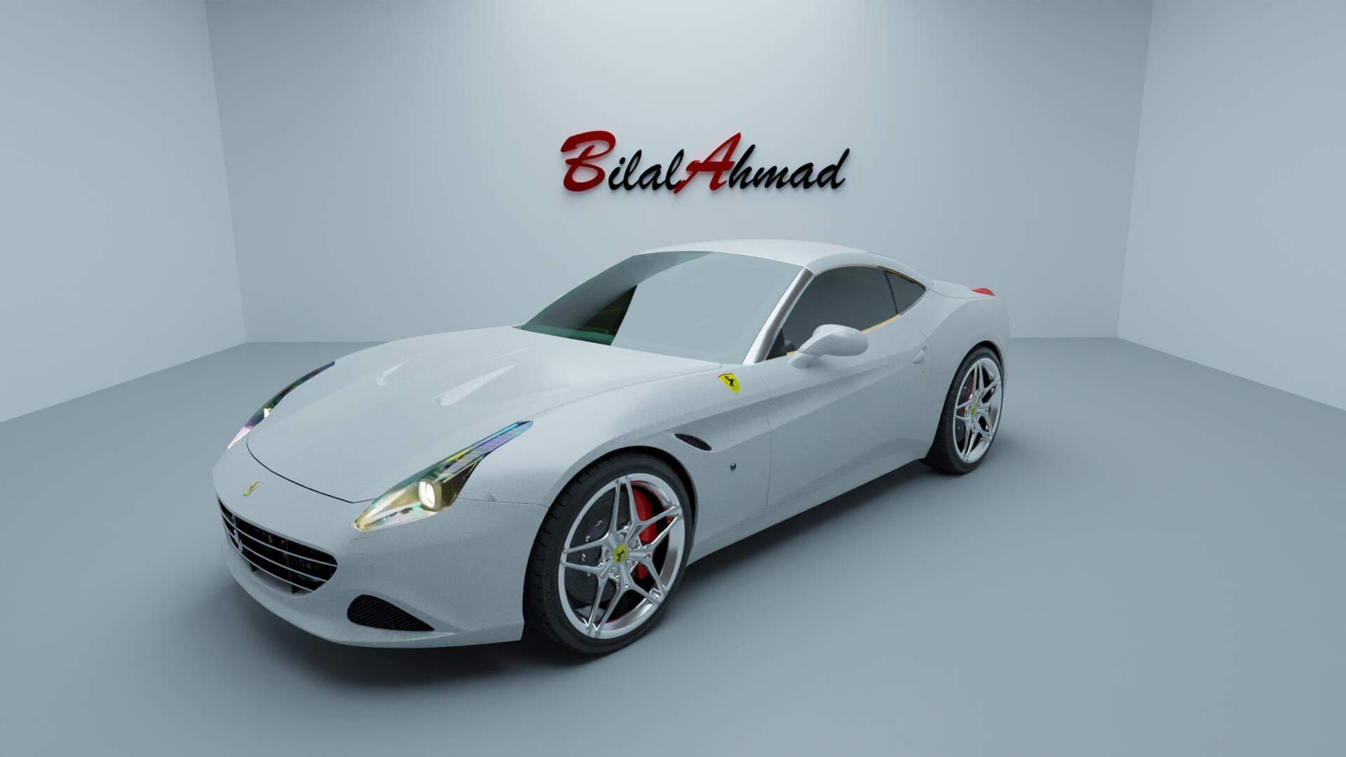 Ferrari California - 3D Model by BILAL AHMAD