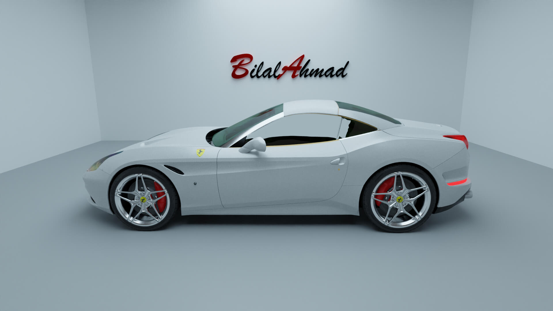 Ferrari California - 3D Model by BILAL AHMAD
