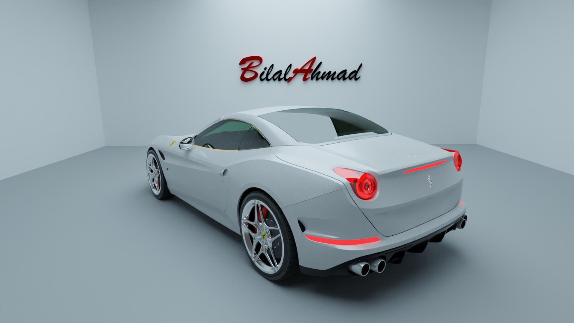 Ferrari California - 3D Model by BILAL AHMAD