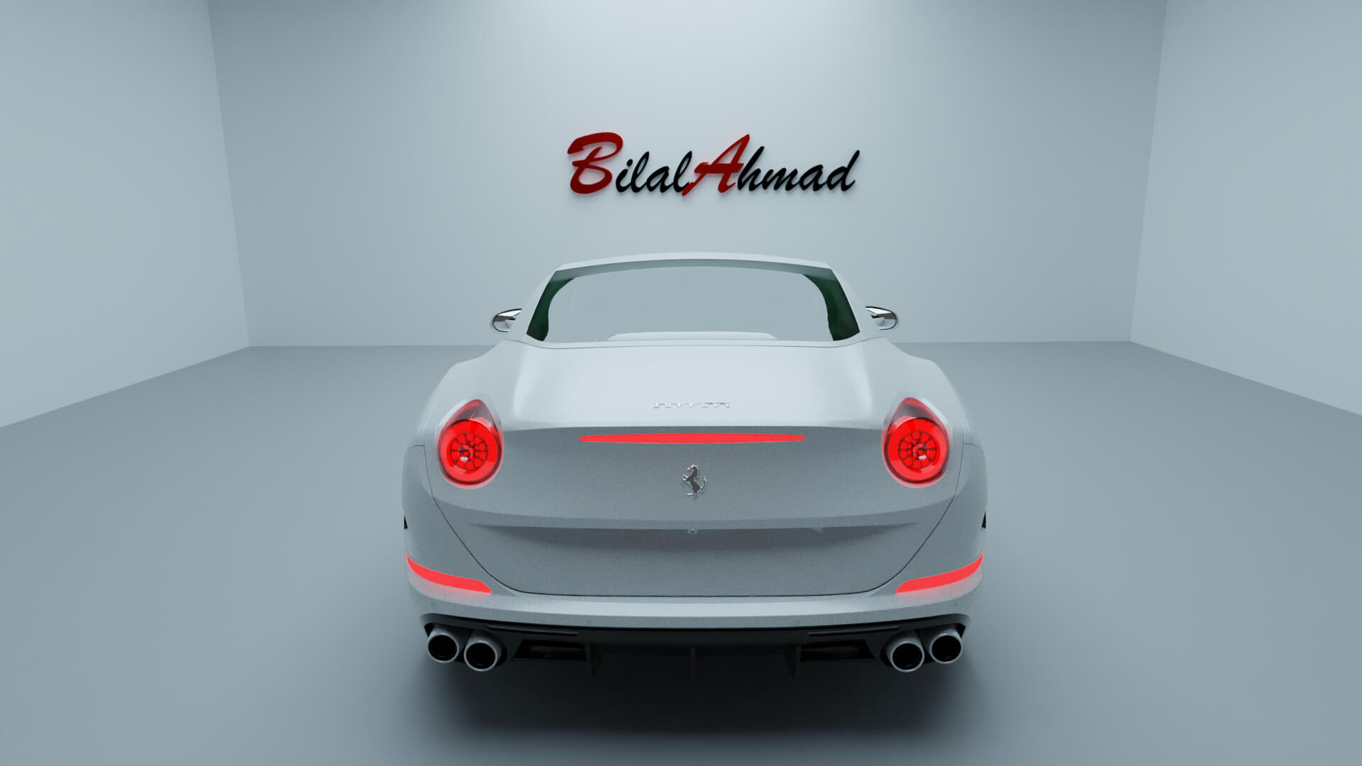 Ferrari California - 3D Model by BILAL AHMAD