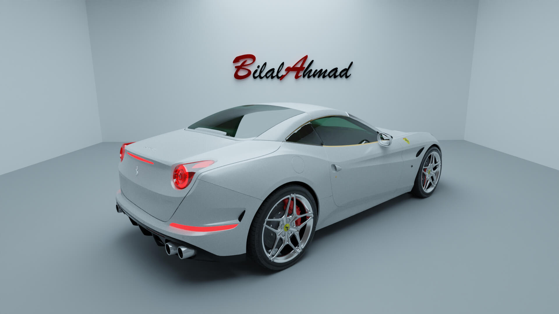 Ferrari California - 3D Model by BILAL AHMAD