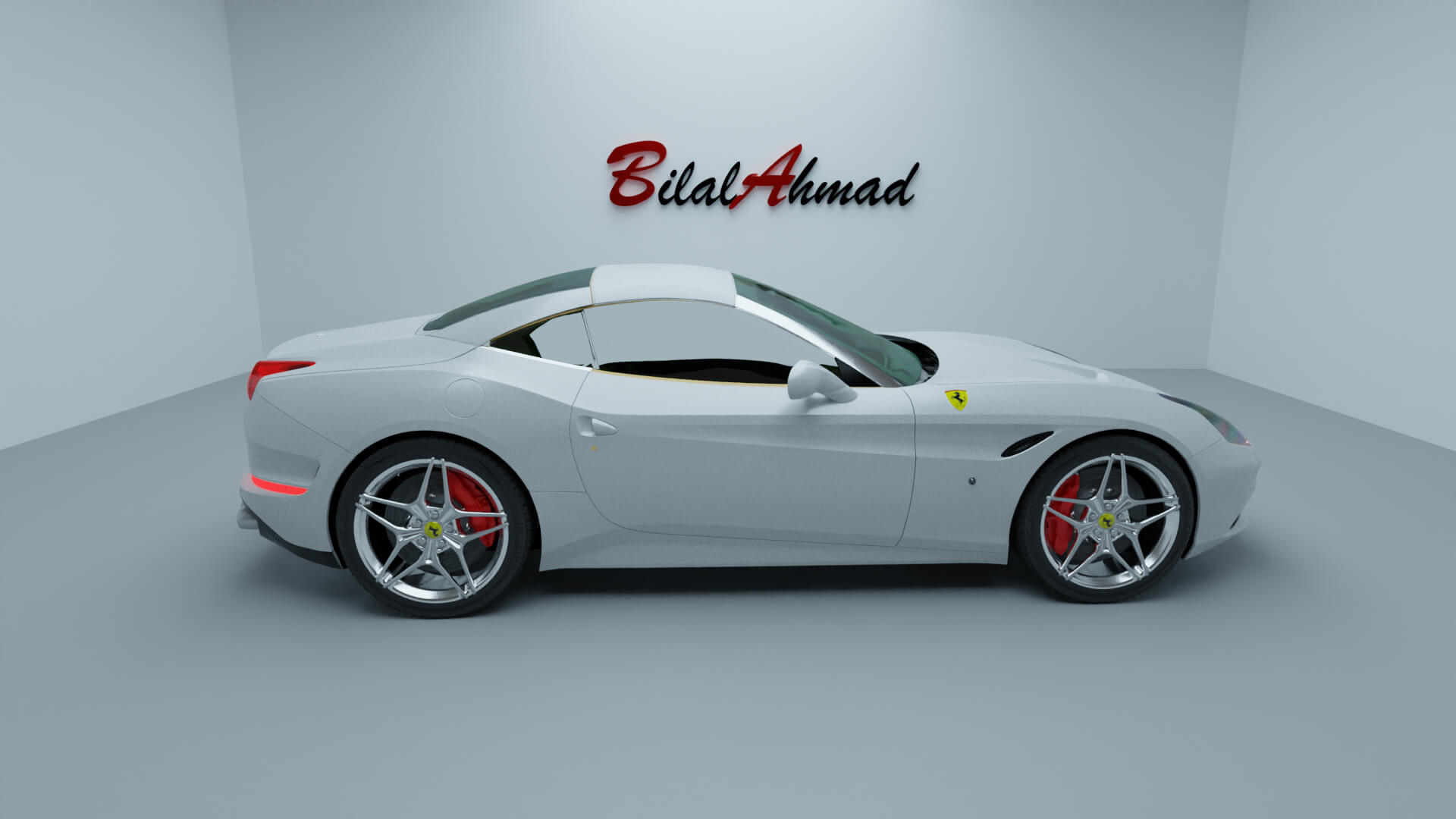 Ferrari California - 3D Model by BILAL AHMAD