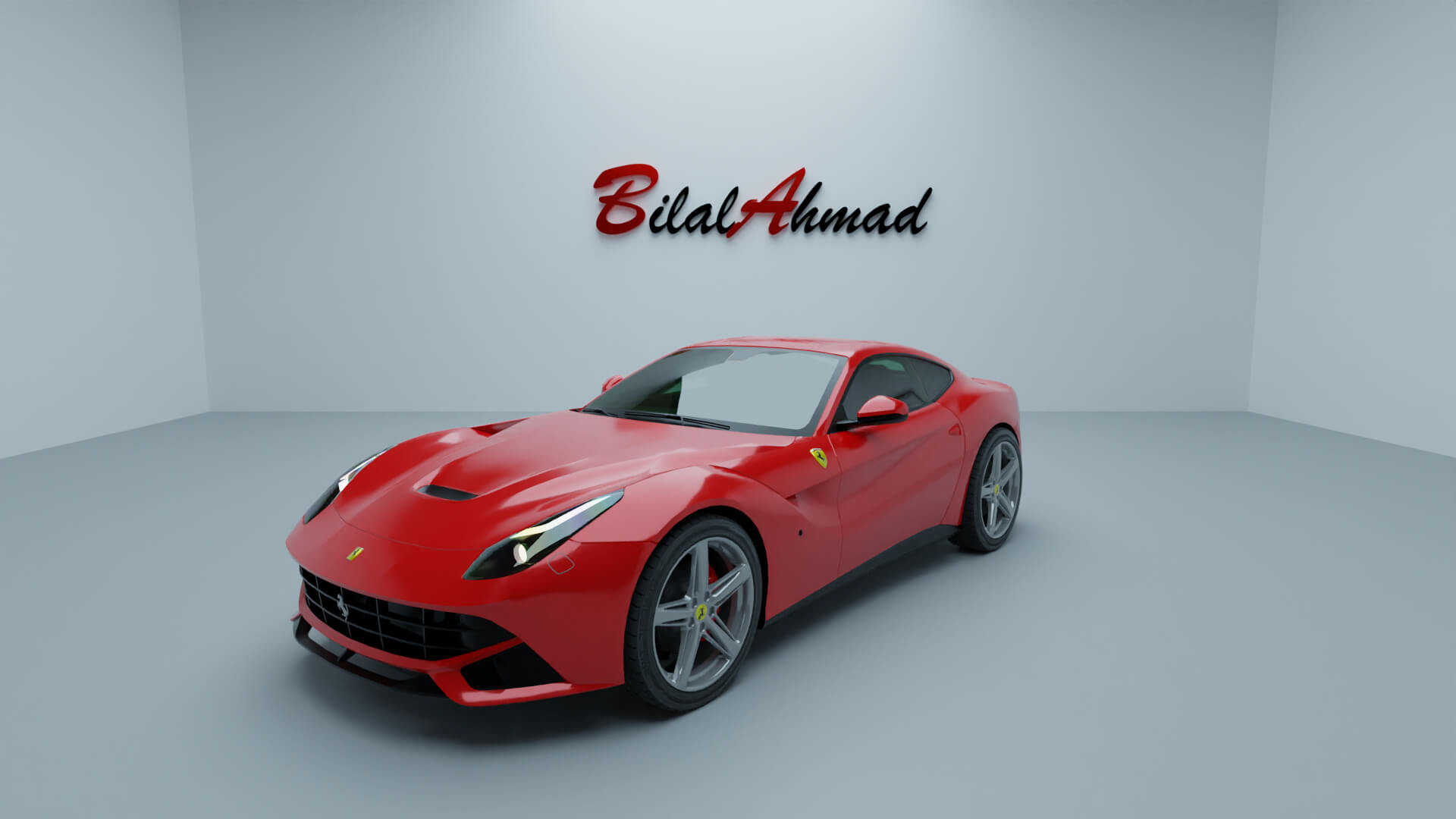 Ferrari F12 High Detail - 3D Model by BILAL AHMAD