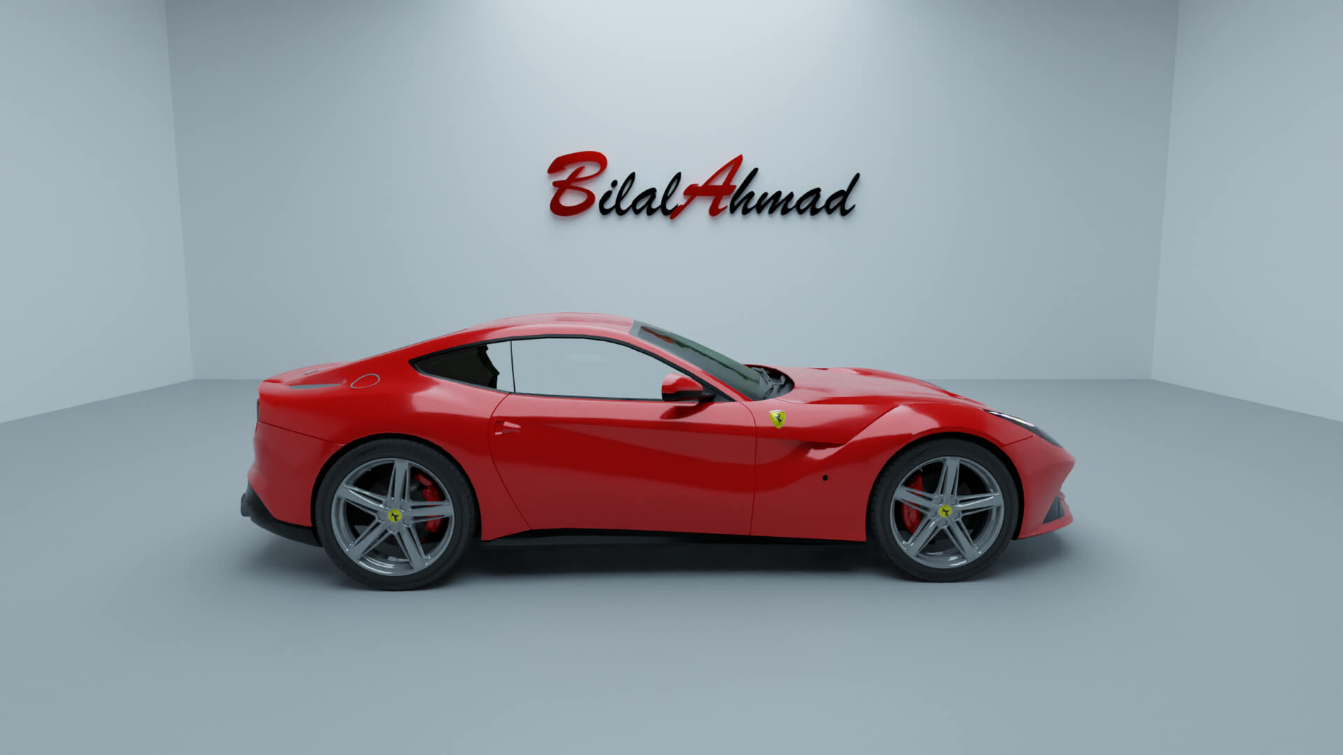 Ferrari F12 High Detail - 3D Model by BILAL AHMAD