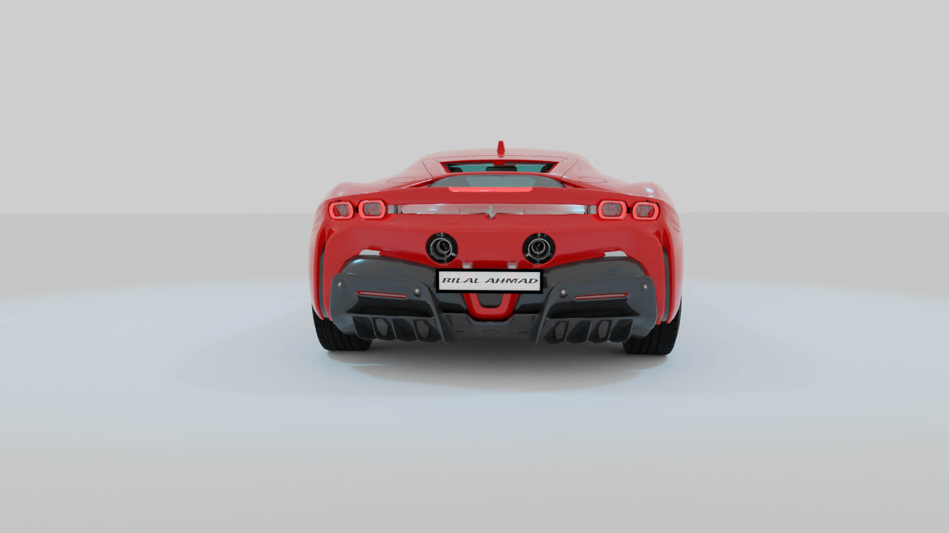 Ferrari SF 90 - 3D Model by BILAL AHMAD