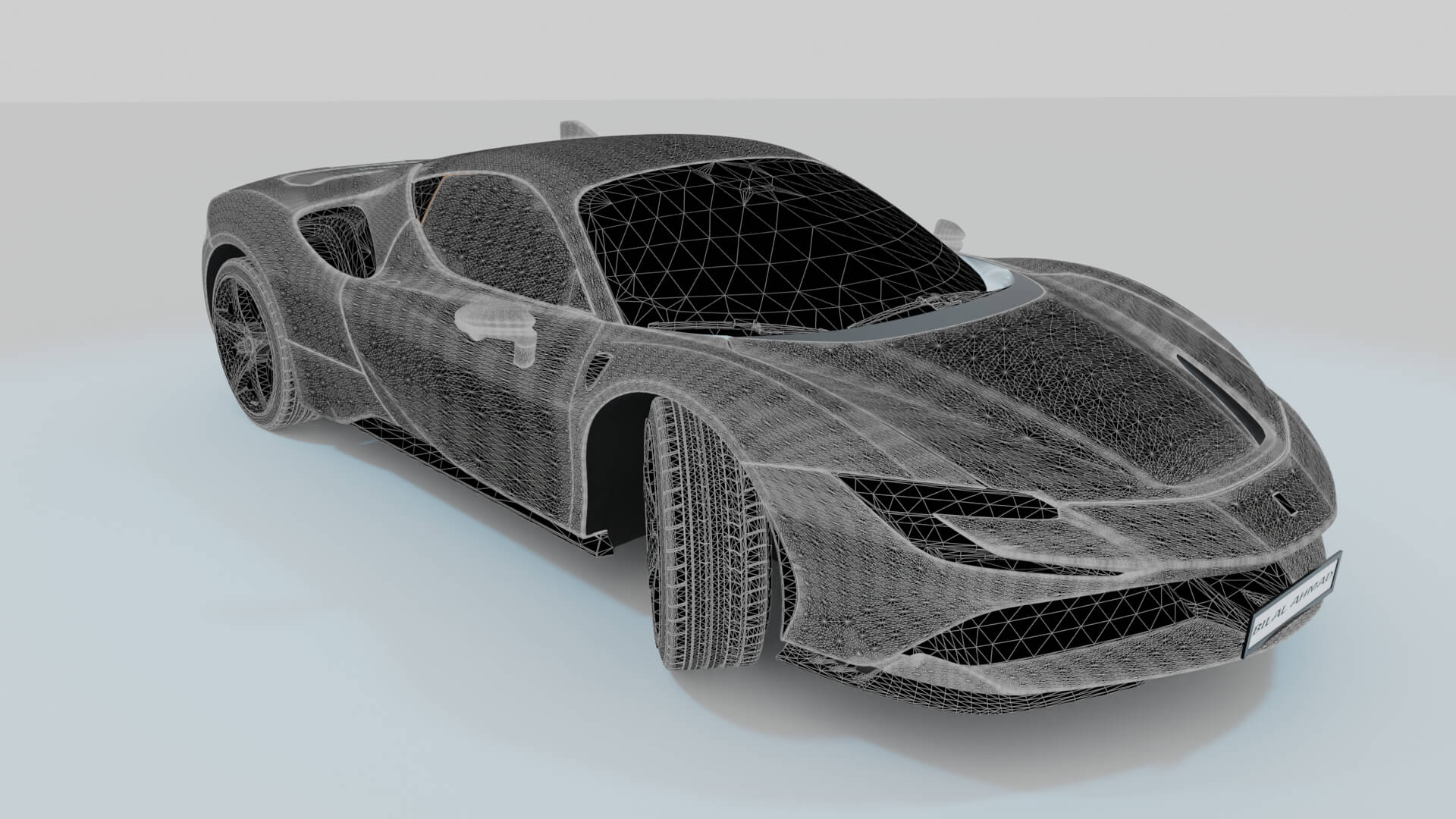 Ferrari SF 90 - 3D Model by BILAL AHMAD