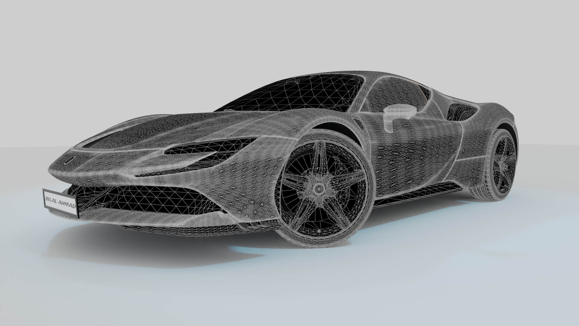 Ferrari SF 90 - 3D Model by BILAL AHMAD