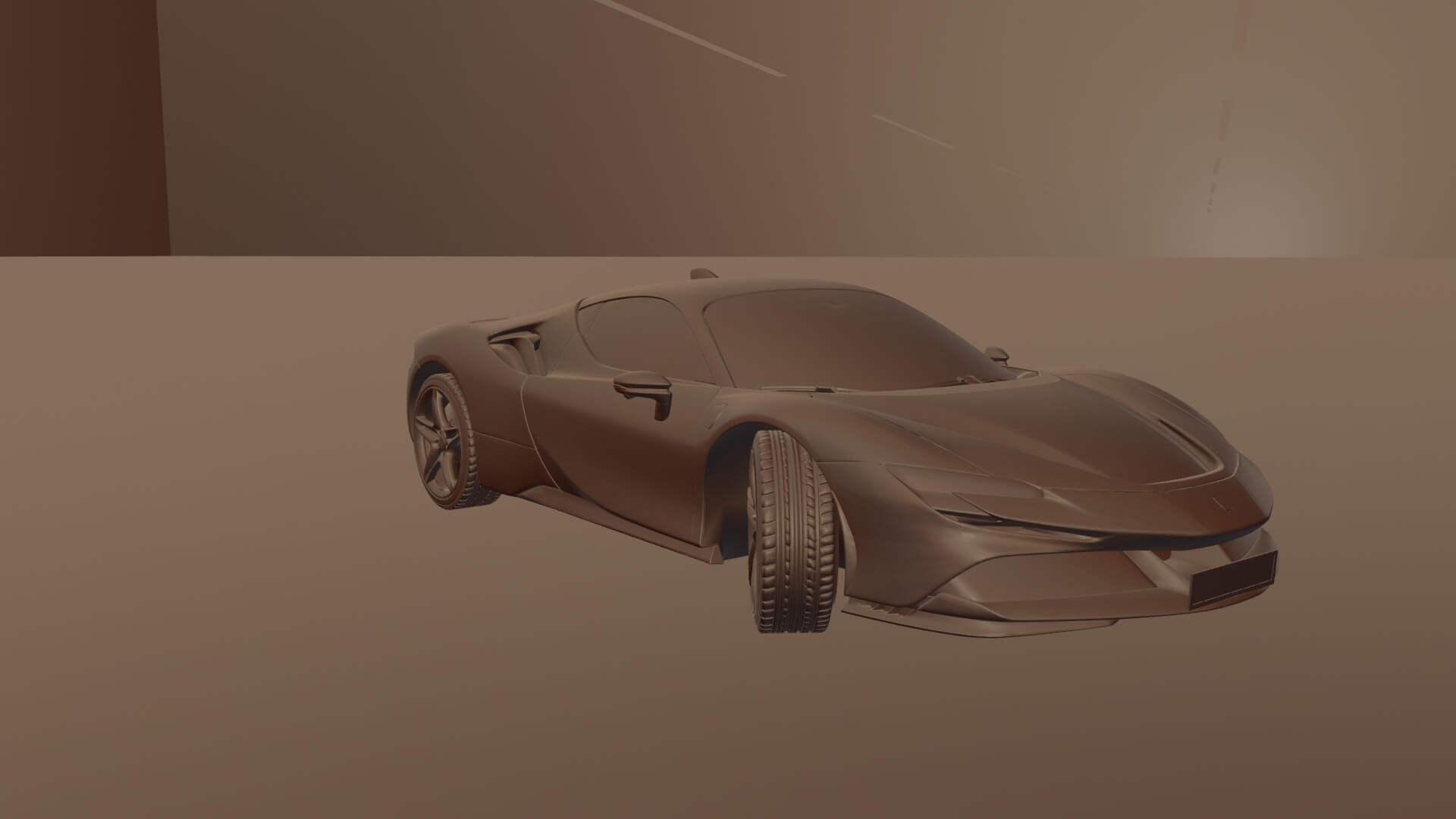 Ferrari SF 90 - 3D Model by BILAL AHMAD