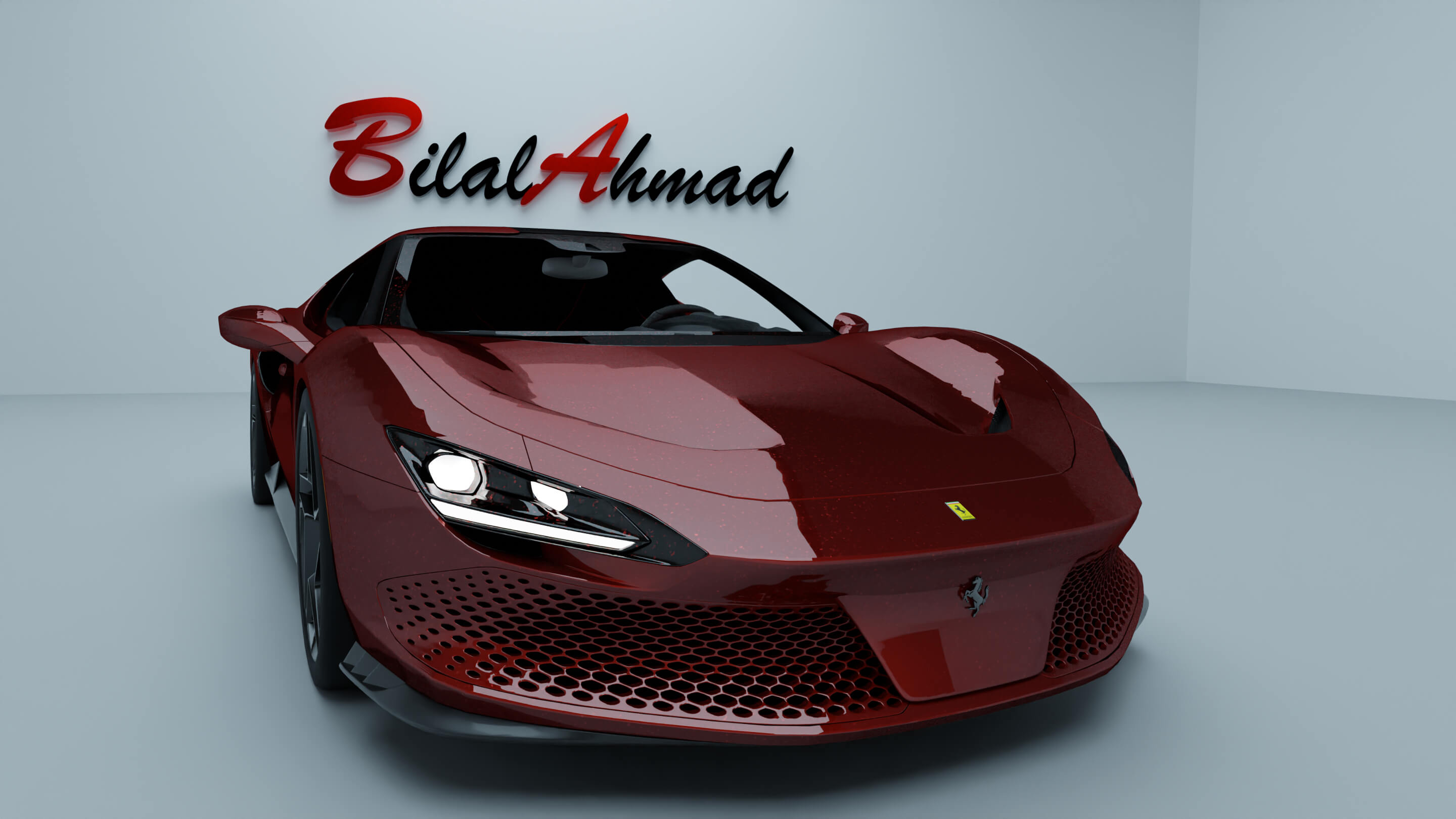 Ferrari Unica SP48 - 3D Model by BILAL AHMAD