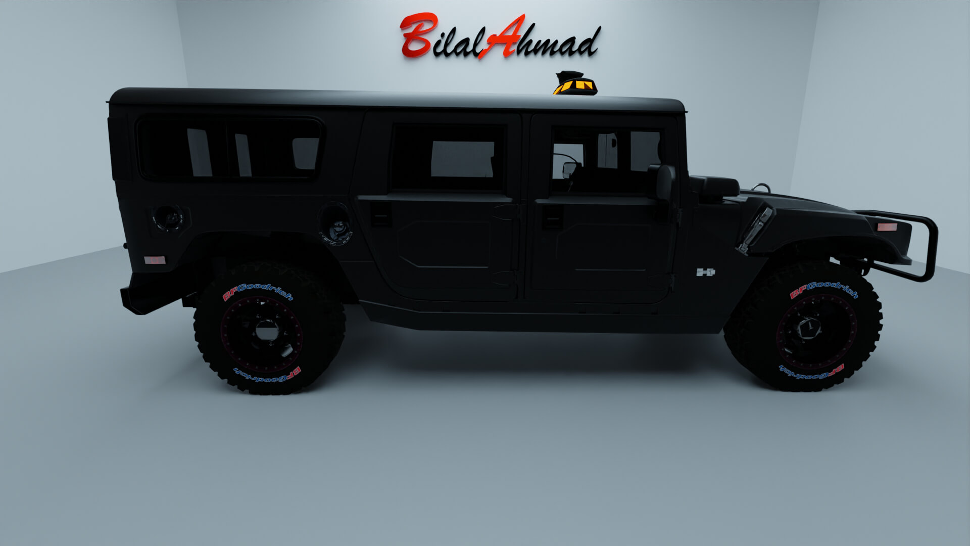 Humvee Coche Vehículo Militar - 3D Model by BILAL AHMAD