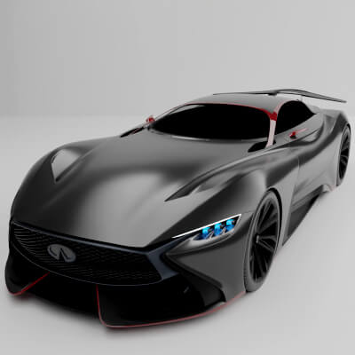 Infiniti Concept - 3D Model by BILAL AHMAD