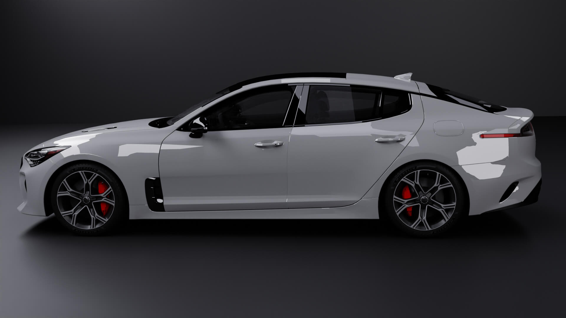 Kia Stinger - 3D Model by BILAL AHMAD