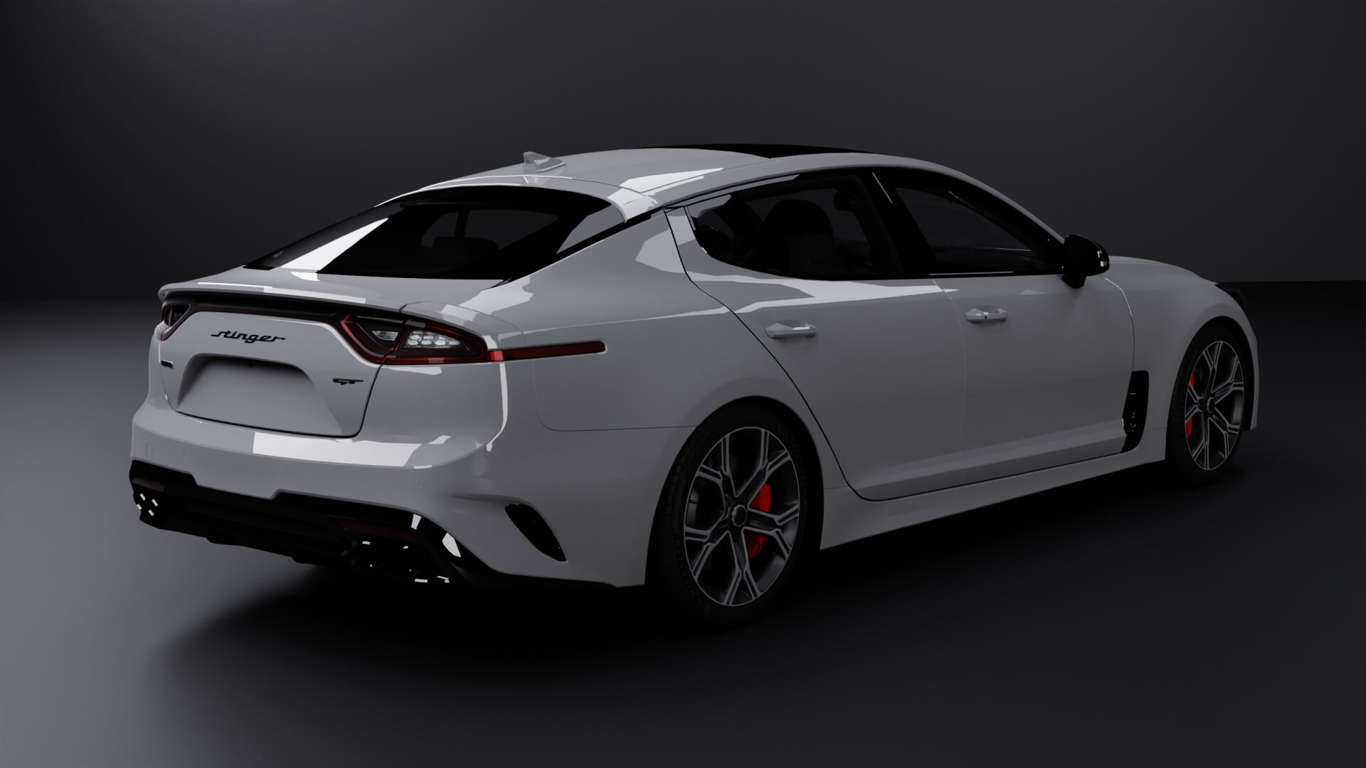 Kia Stinger - 3D Model by BILAL AHMAD