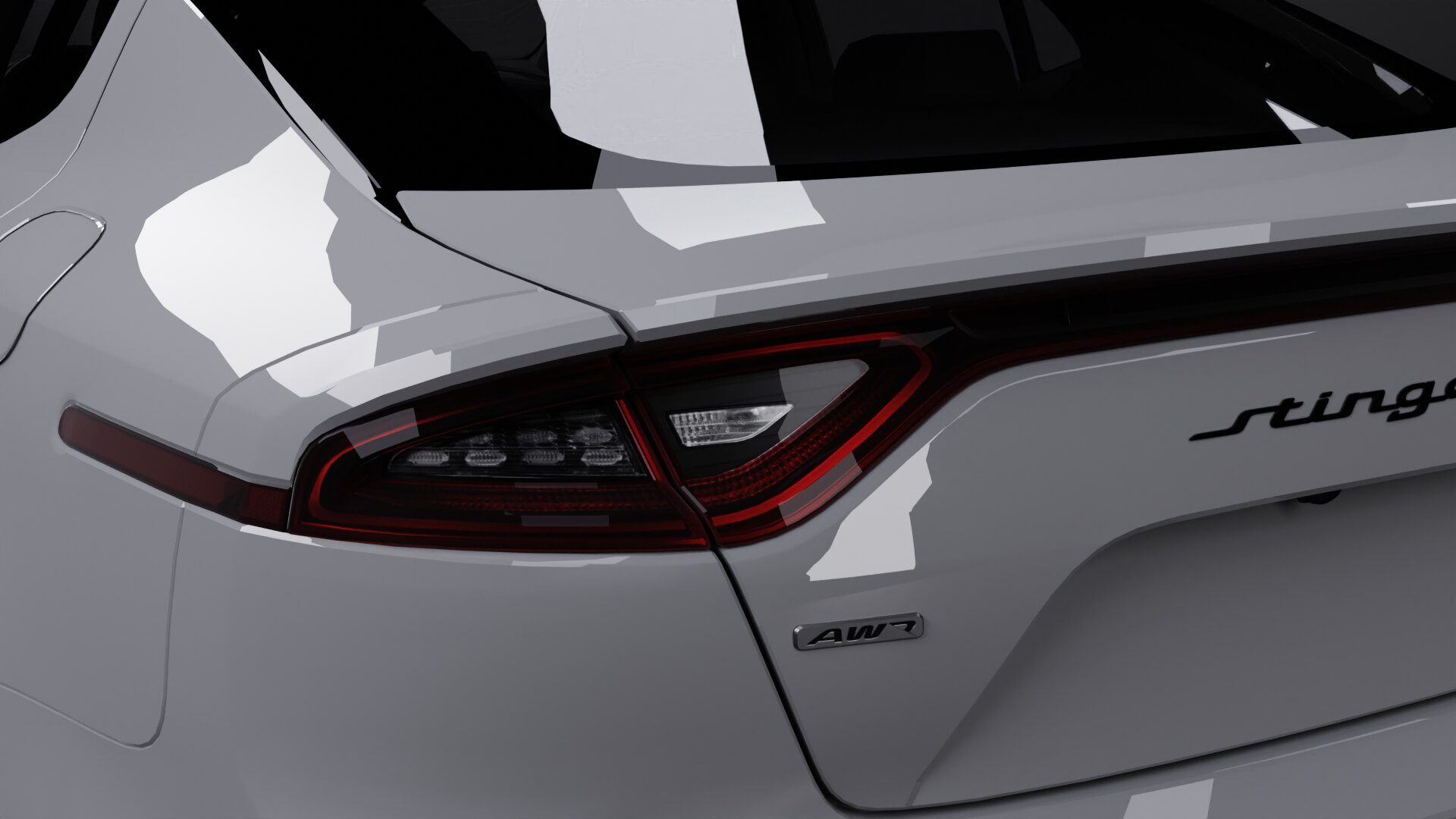 Kia Stinger - 3D Model by BILAL AHMAD