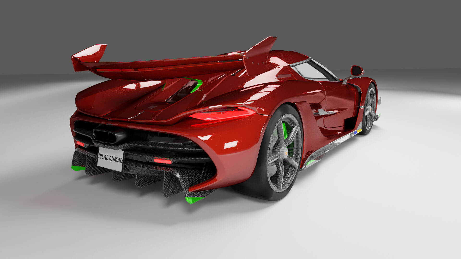 Koenigsegg Jesko - 3D Model by BILAL AHMAD