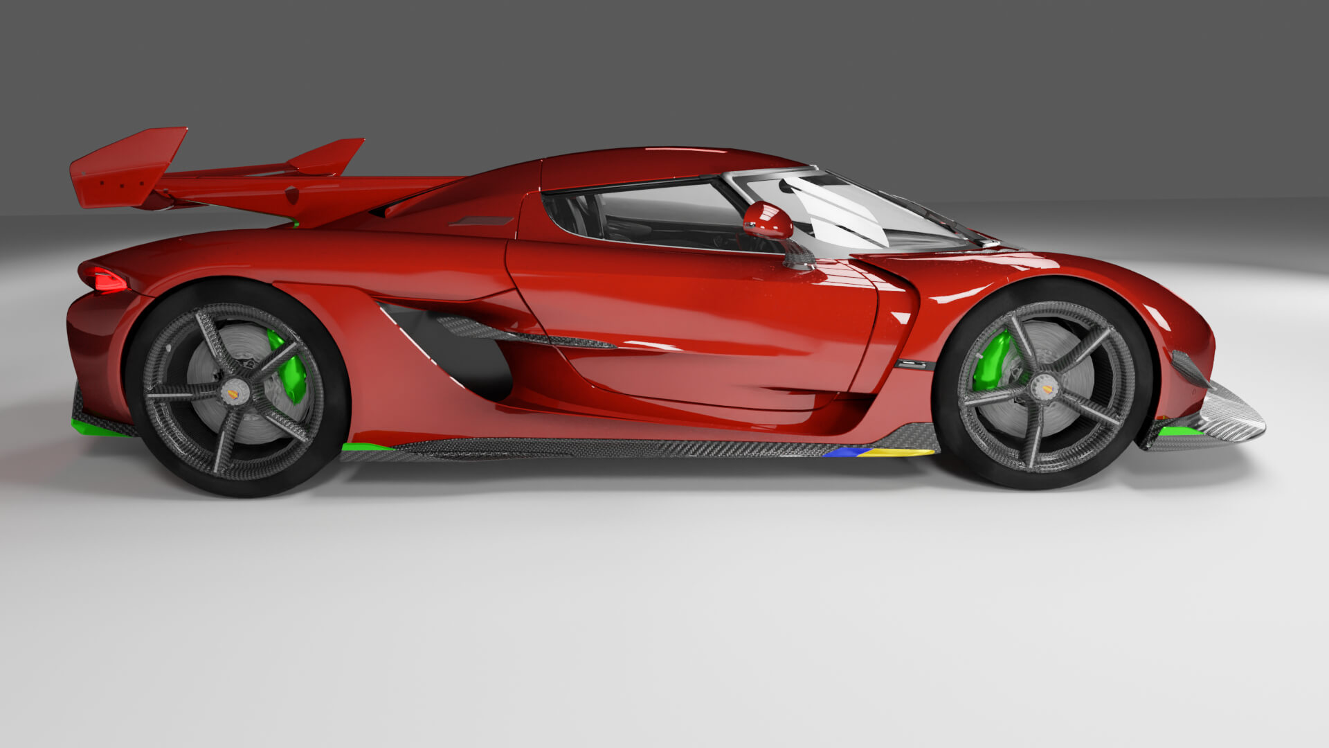 Koenigsegg Jesko Rigged 3D Model by BILAL AHMAD