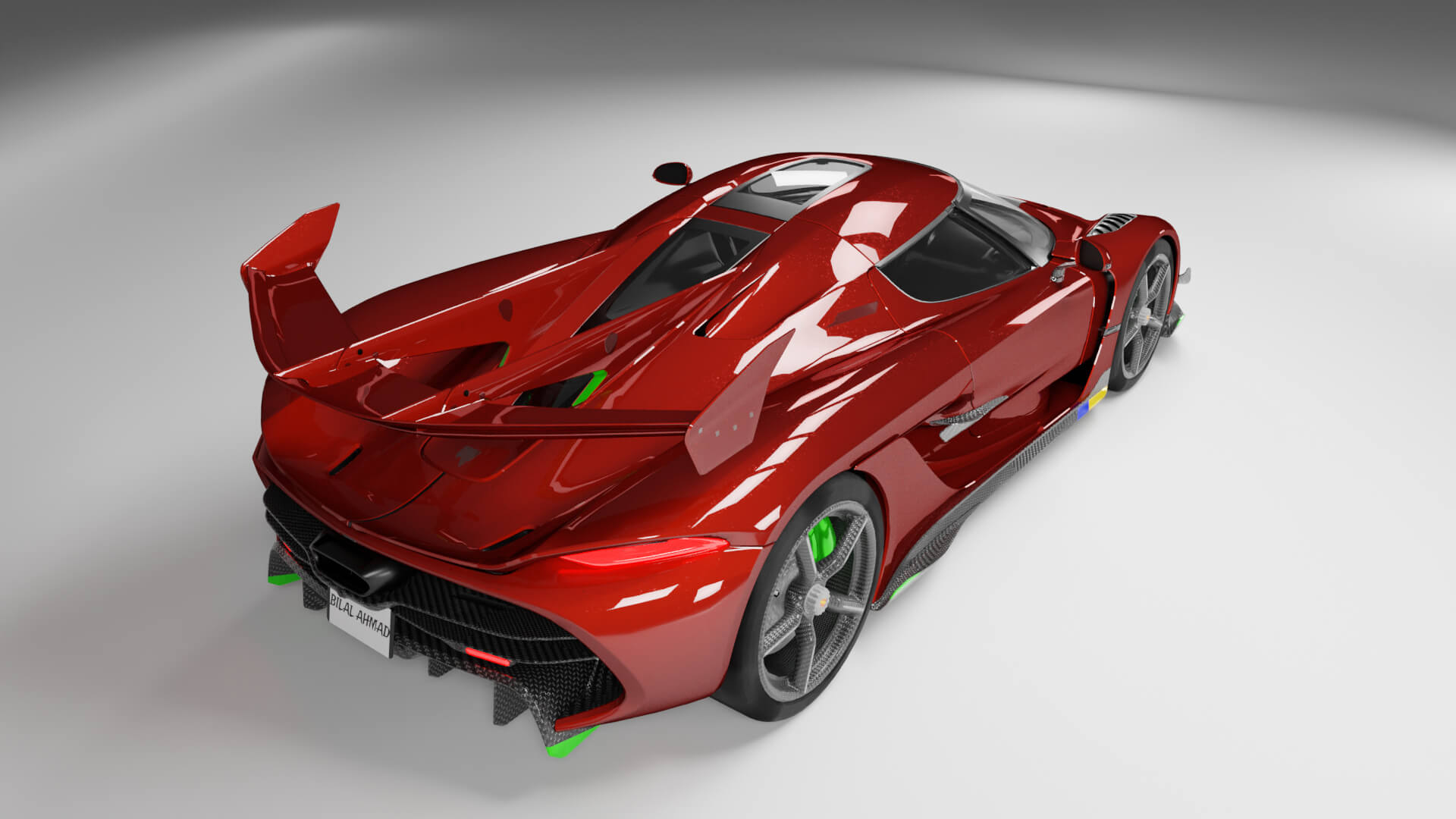 Koenigsegg Jesko - 3D Model by BILAL AHMAD