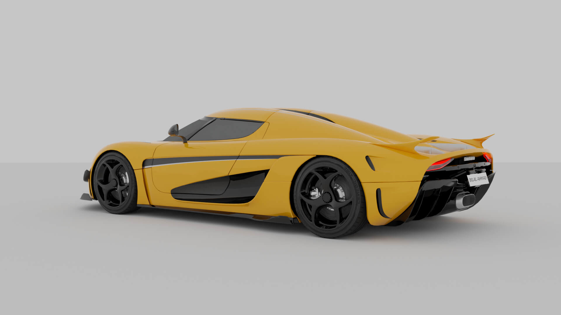 Koenigsegg Regera - 3D Model by BILAL AHMAD