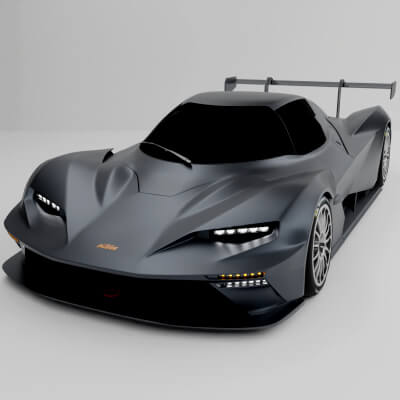 KTM Xbow GTX - 3D Model by BILAL AHMAD