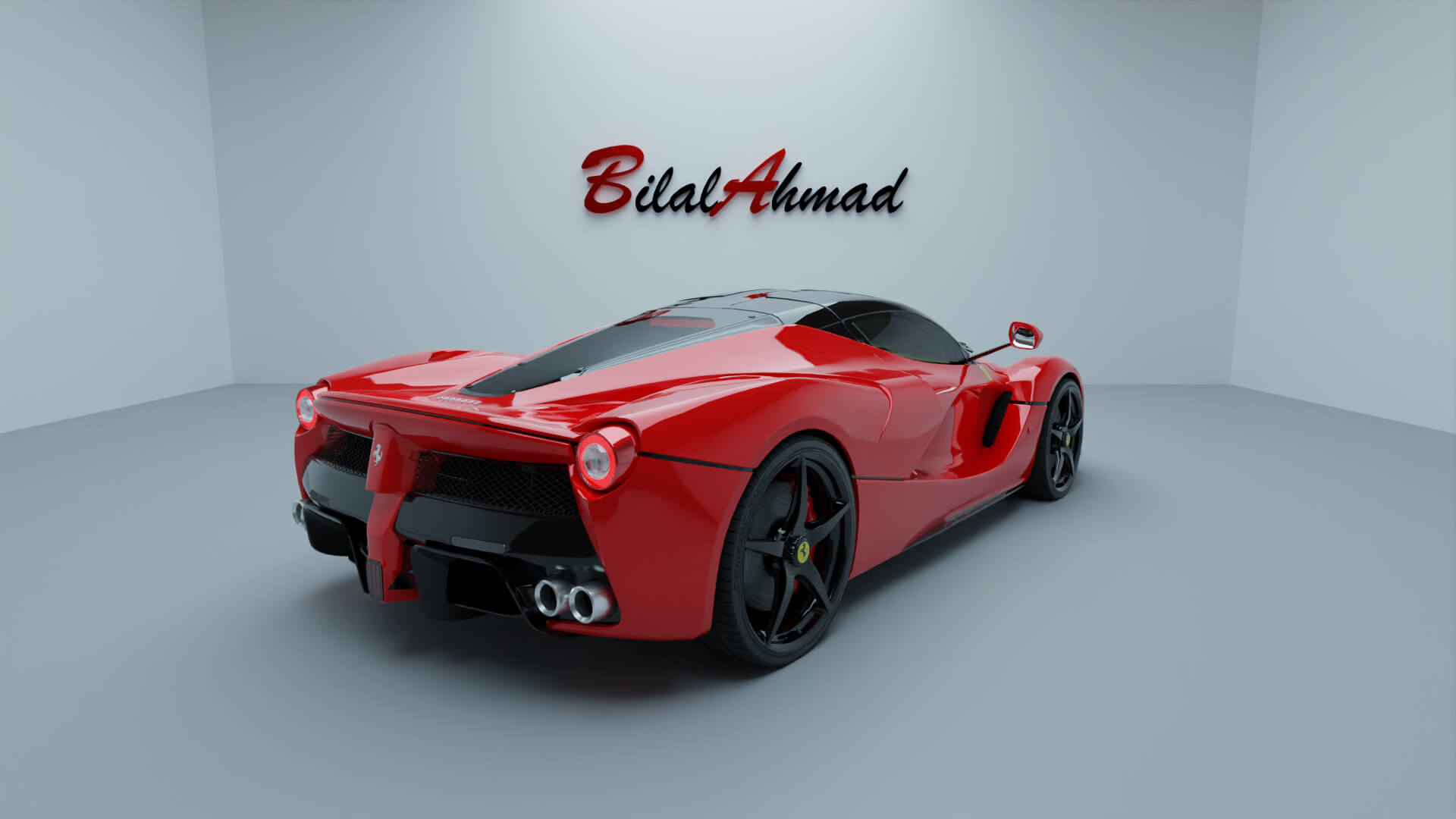 La Ferrari Car. - 3D Model by BILAL AHMAD