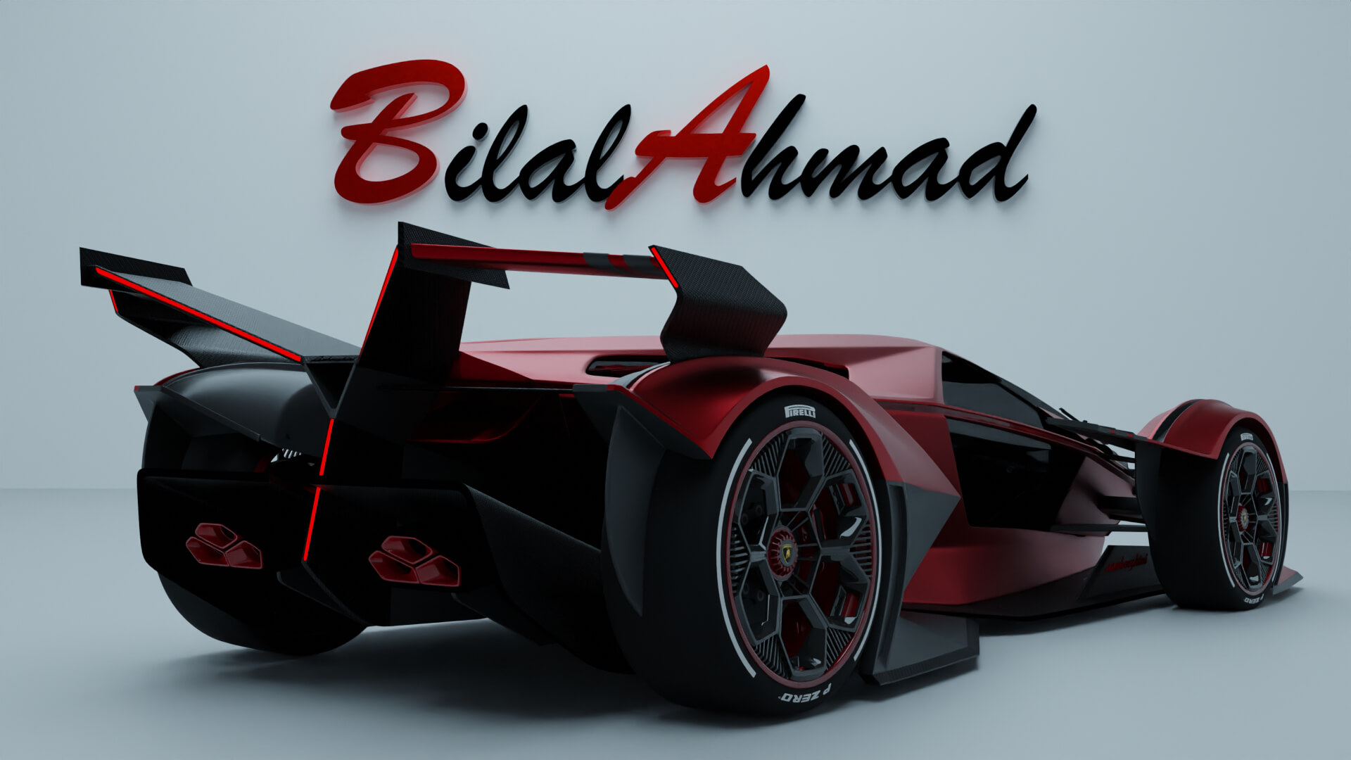 Lambo V12 Vision GT - 3D Model by BILAL AHMAD
