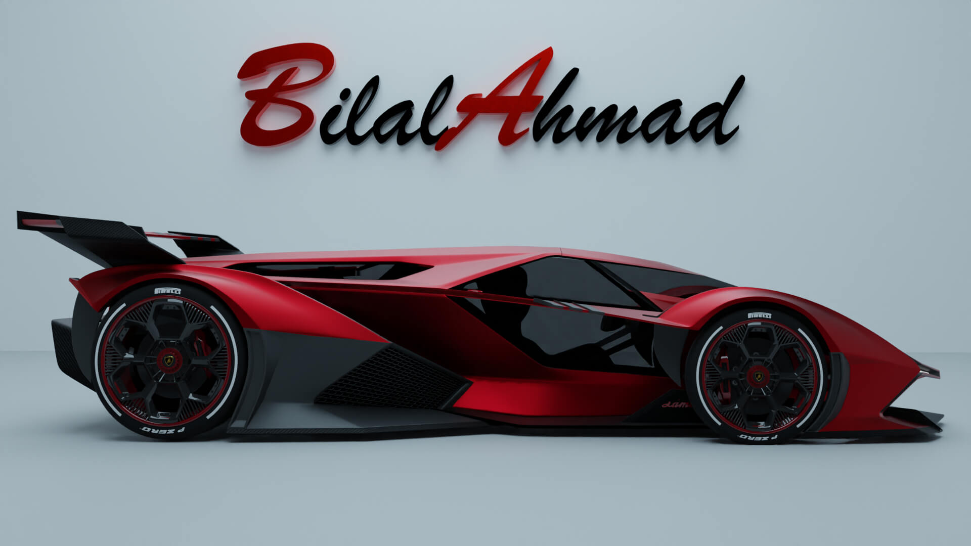 Lambo V12 Vision GT - 3D Model by BILAL AHMAD