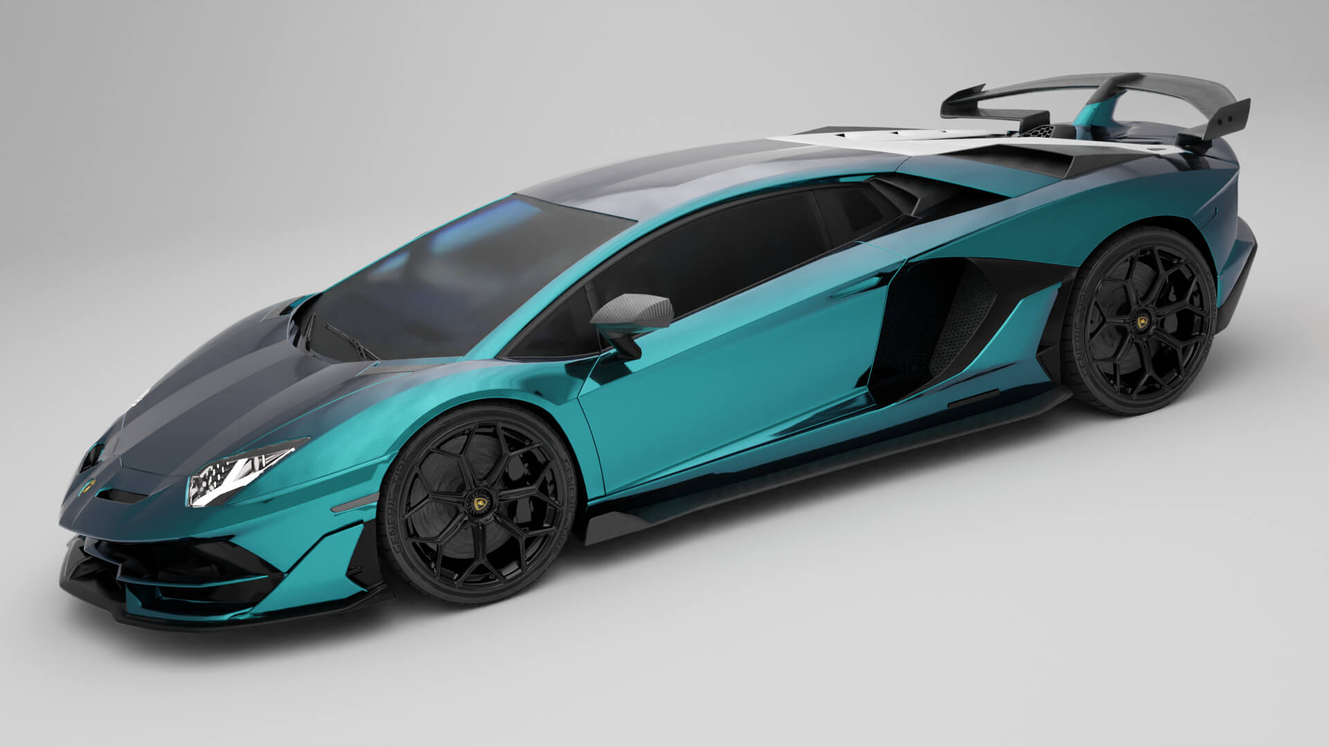 Lamborghini Aventador SV - 3D Model by BILAL AHMAD