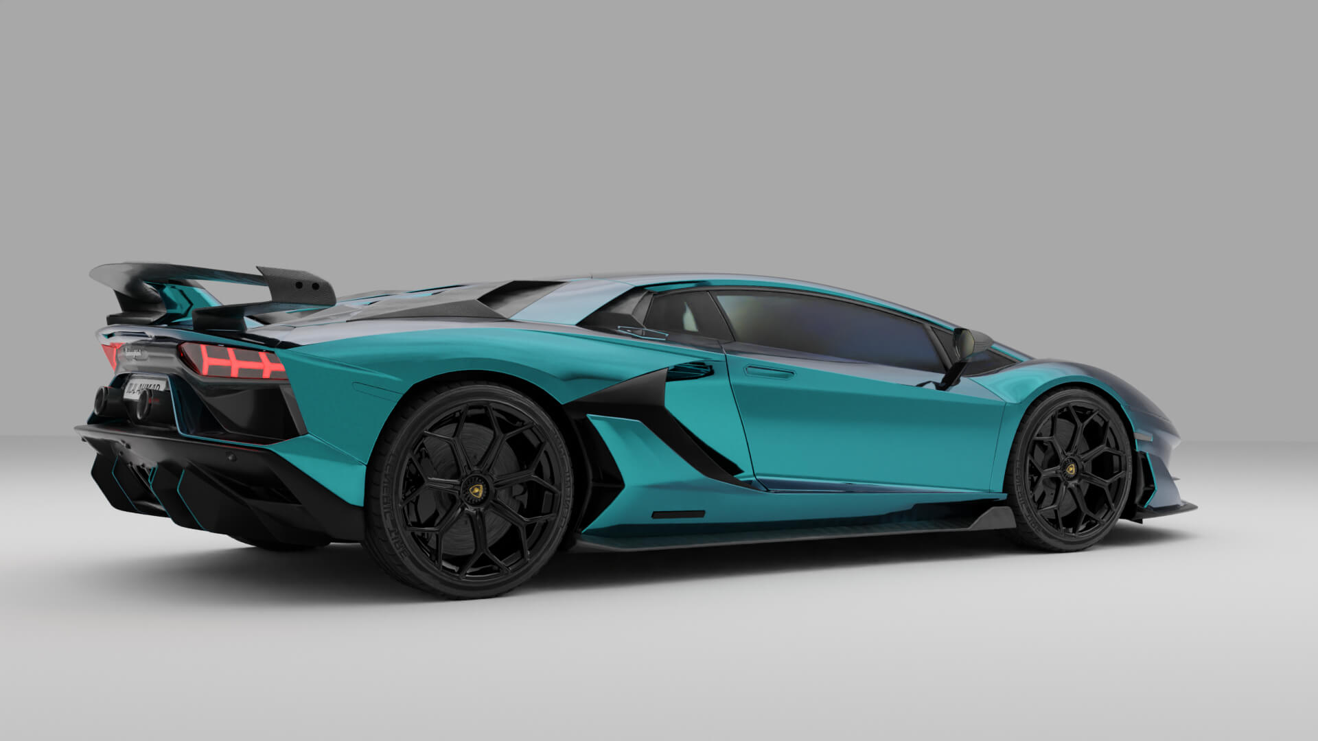 Lamborghini Aventador SV - 3D Model by BILAL AHMAD