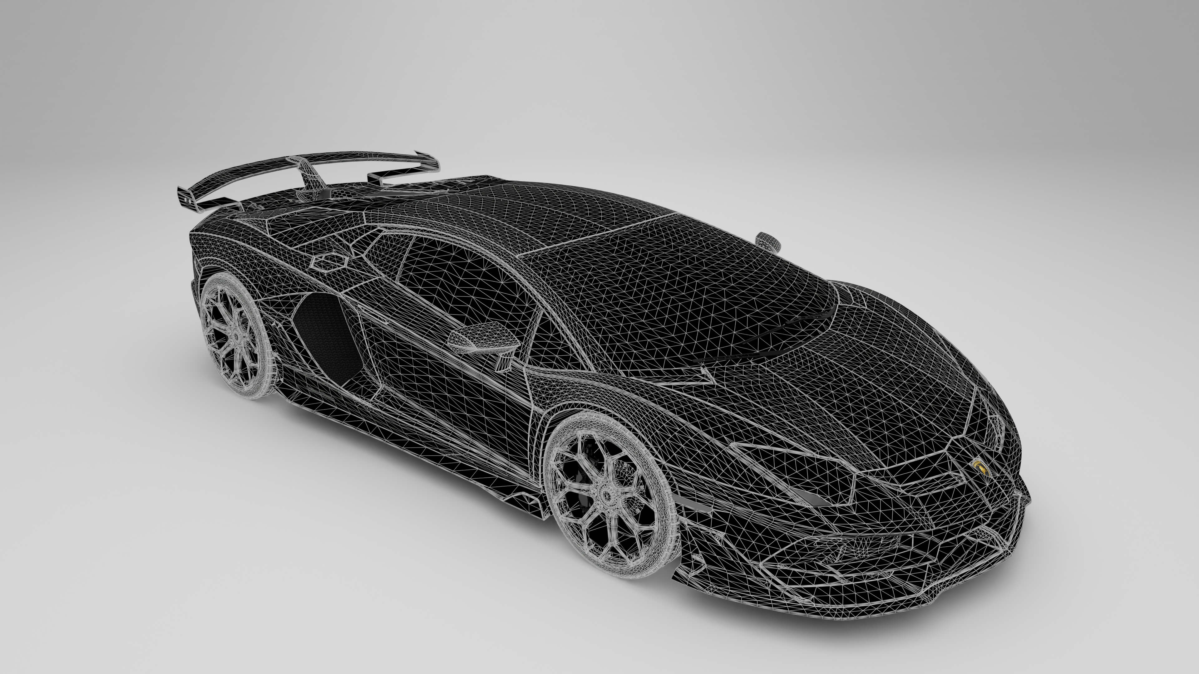 Lamborghini Aventador SV - 3D Model by BILAL AHMAD