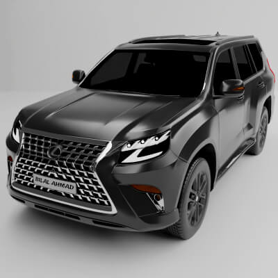 Lexus GX460 2021 3D Model by BILAL AHMAD