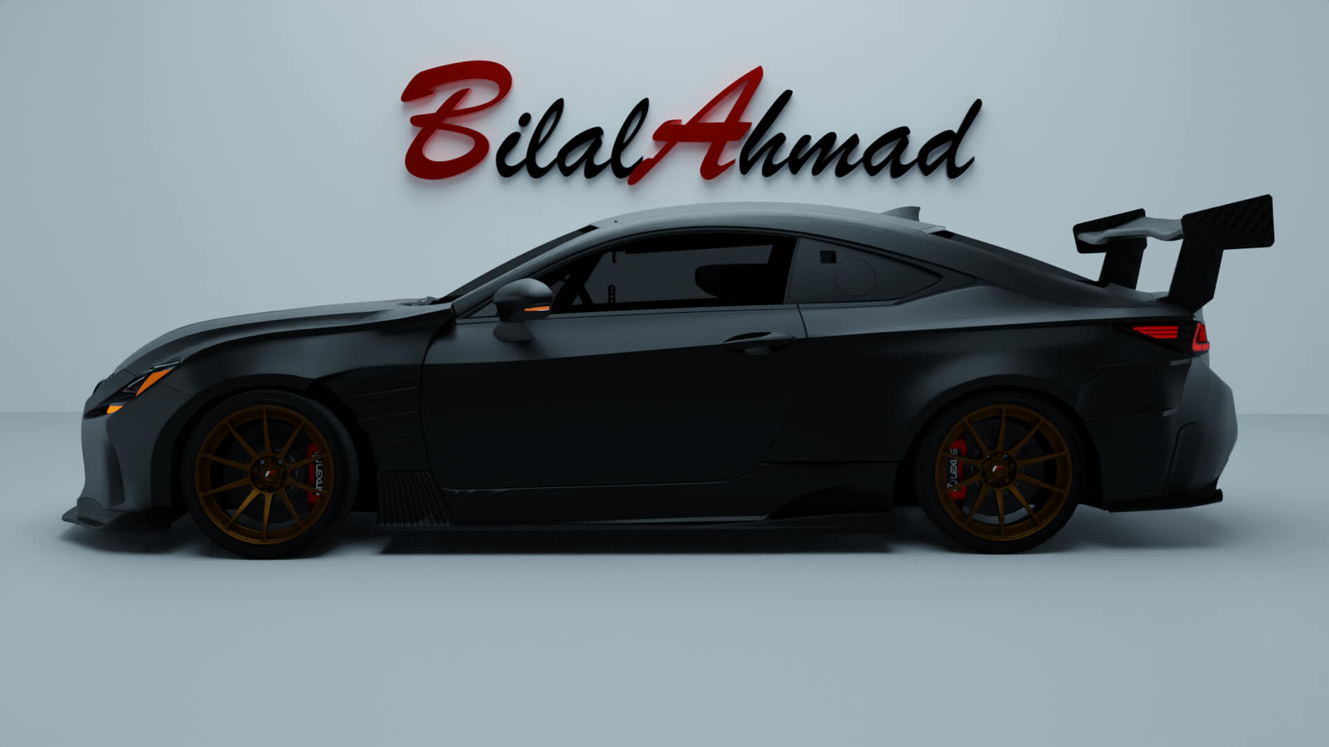 Lexus RC F – High-Quality 3D Model by BILAL AHMAD