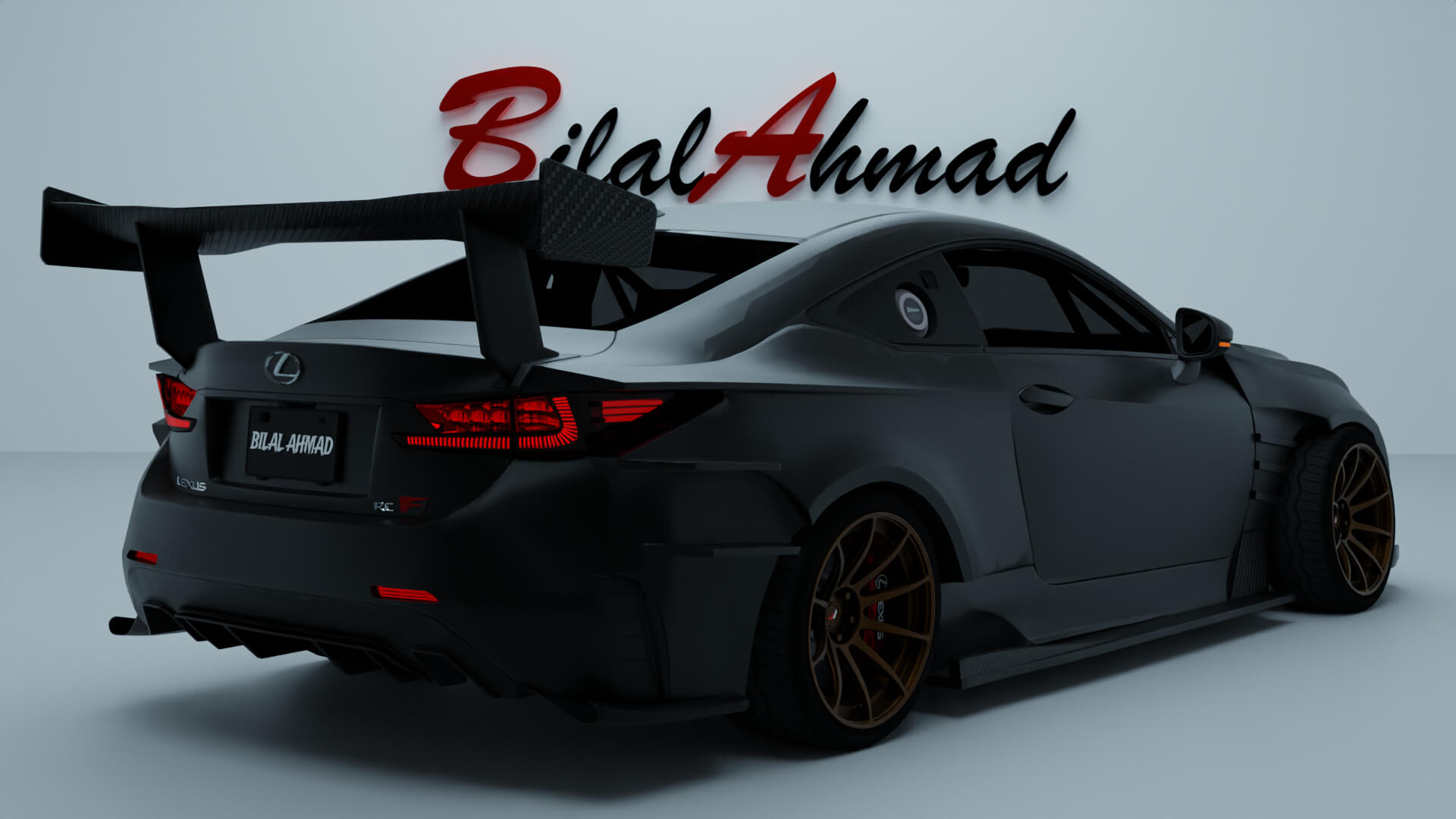 Lexus RC F – High-Quality 3D Model by BILAL AHMAD