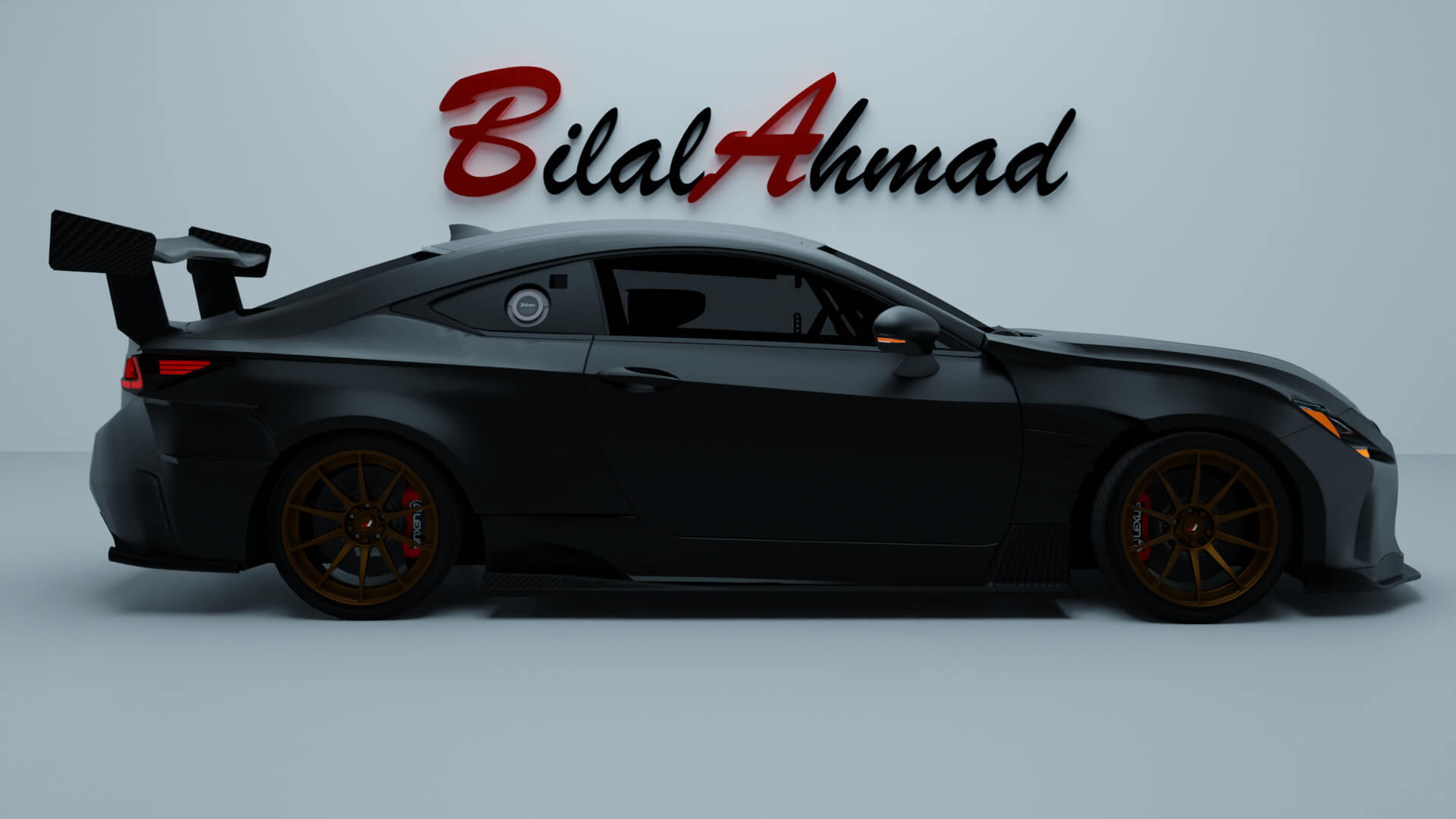 Lexus RC F – High-Quality 3D Model by BILAL AHMAD
