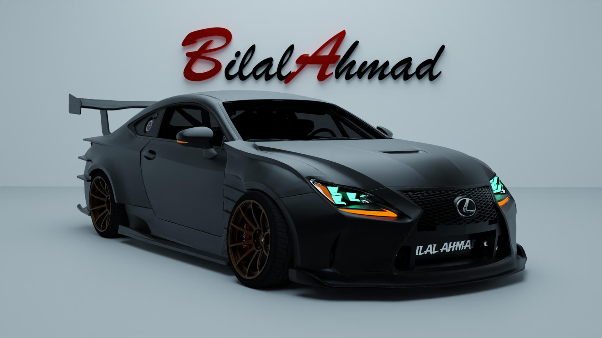 Lexus RC F – High-Quality 3D Model by BILAL AHMAD