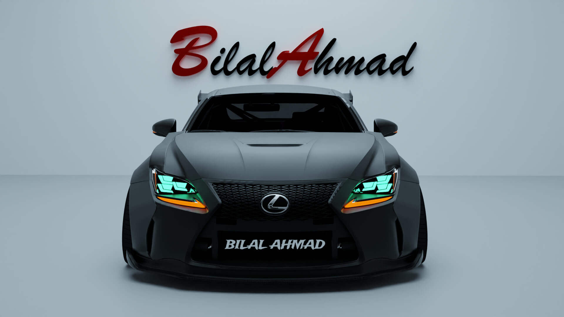 Lexus RC F – High-Quality 3D Model by BILAL AHMAD