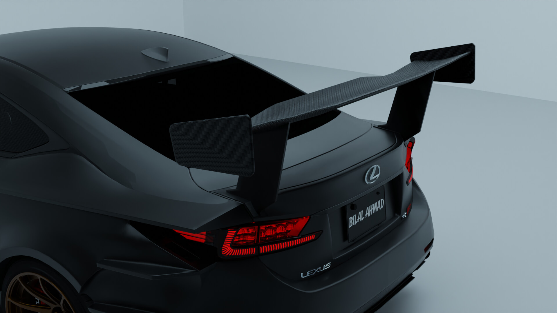 Lexus RC F – High-Quality 3D Model by BILAL AHMAD