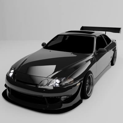 Lexus SC300 Angle - 3D Model by BILAL AHMAD