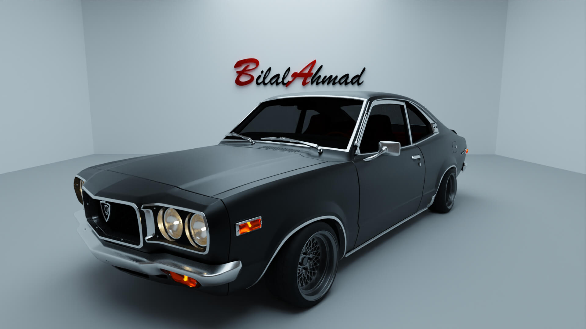 Mazda RX3 1973 - 3D Model by BILAL AHMAD