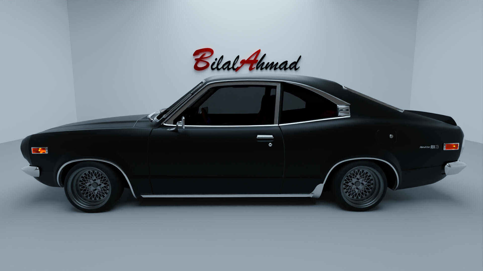 Mazda RX3 1973 - 3D Model by BILAL AHMAD