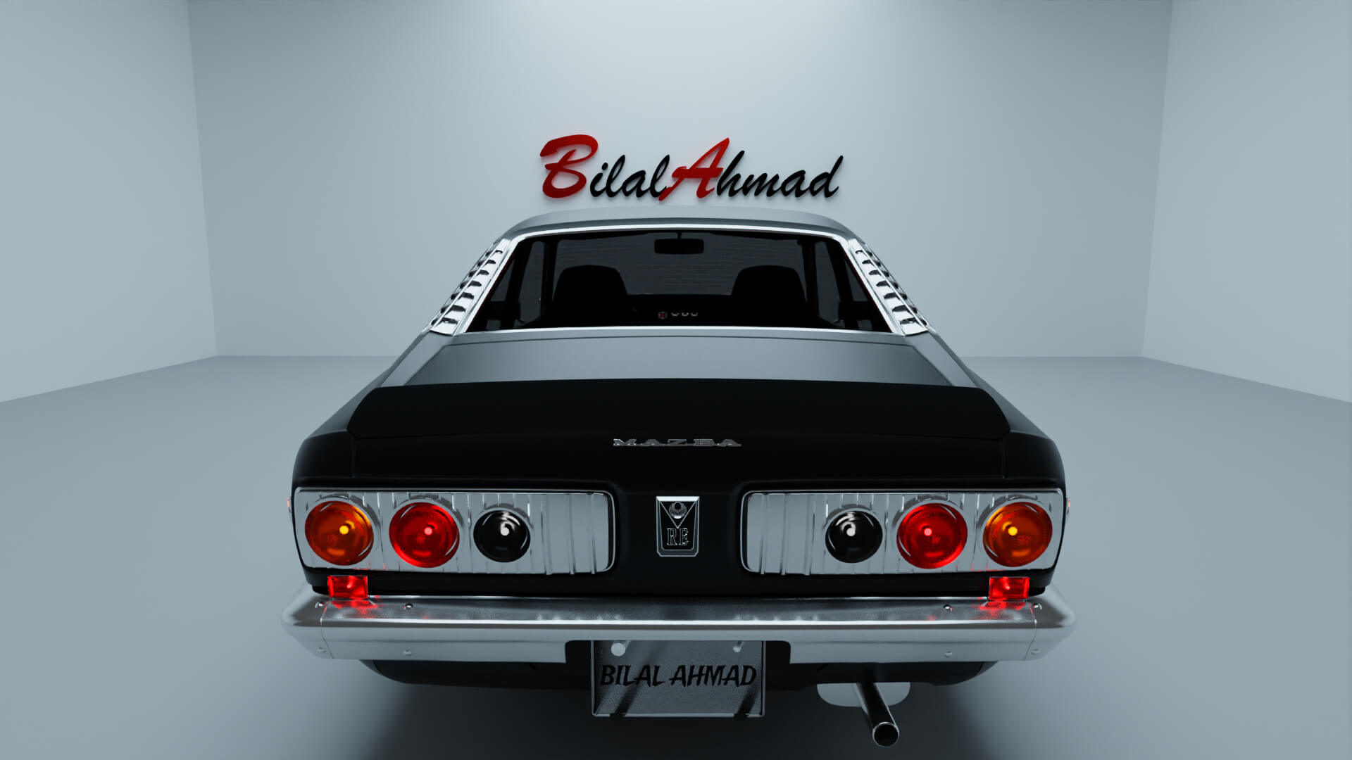 Mazda RX3 1973 - 3D Model by BILAL AHMAD