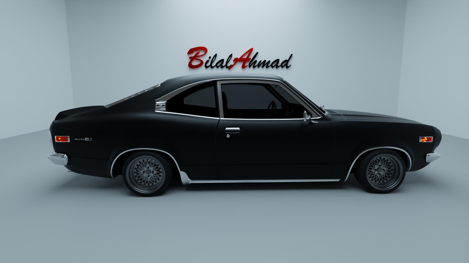 Mazda RX3 1973 - 3D Model by BILAL AHMAD